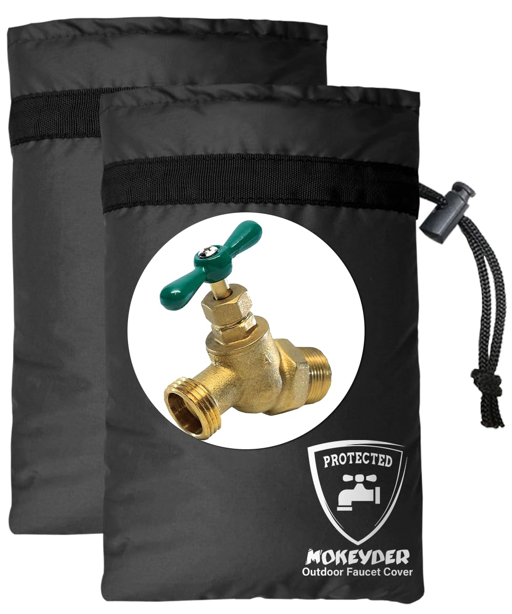 Amazon.com : Mokeyder Enlarge Outdoor Faucet Cover for Winter Freeze ...