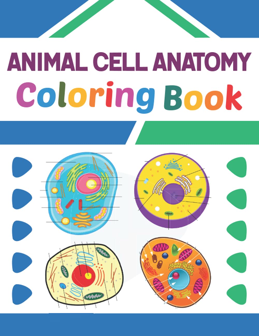 Animal Cell Anatomy Coloring Book A Great Animal Cell Anatomy ...