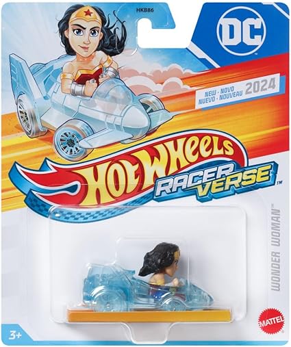Amazon.com: Hot Wheels RacerVerse DC Wonder Woman 1:64 Scale Toy Car ...