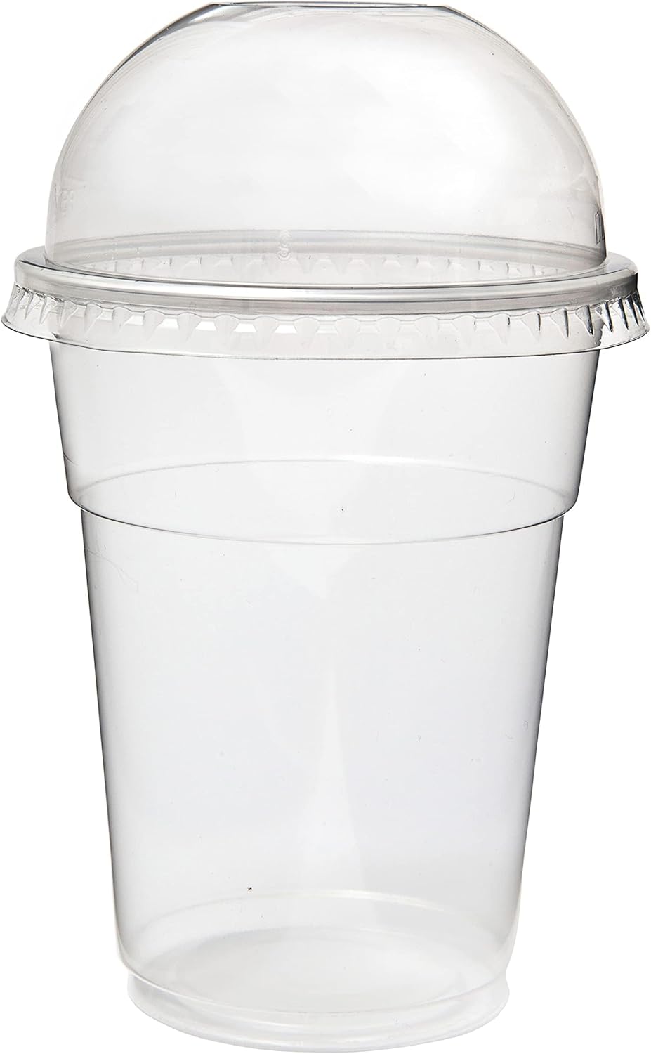 Smoothie Cups: Pack of 50-10oz (285ml) Clear Smoothie - Milkshake Cups with Domed Lids : Amazon ...