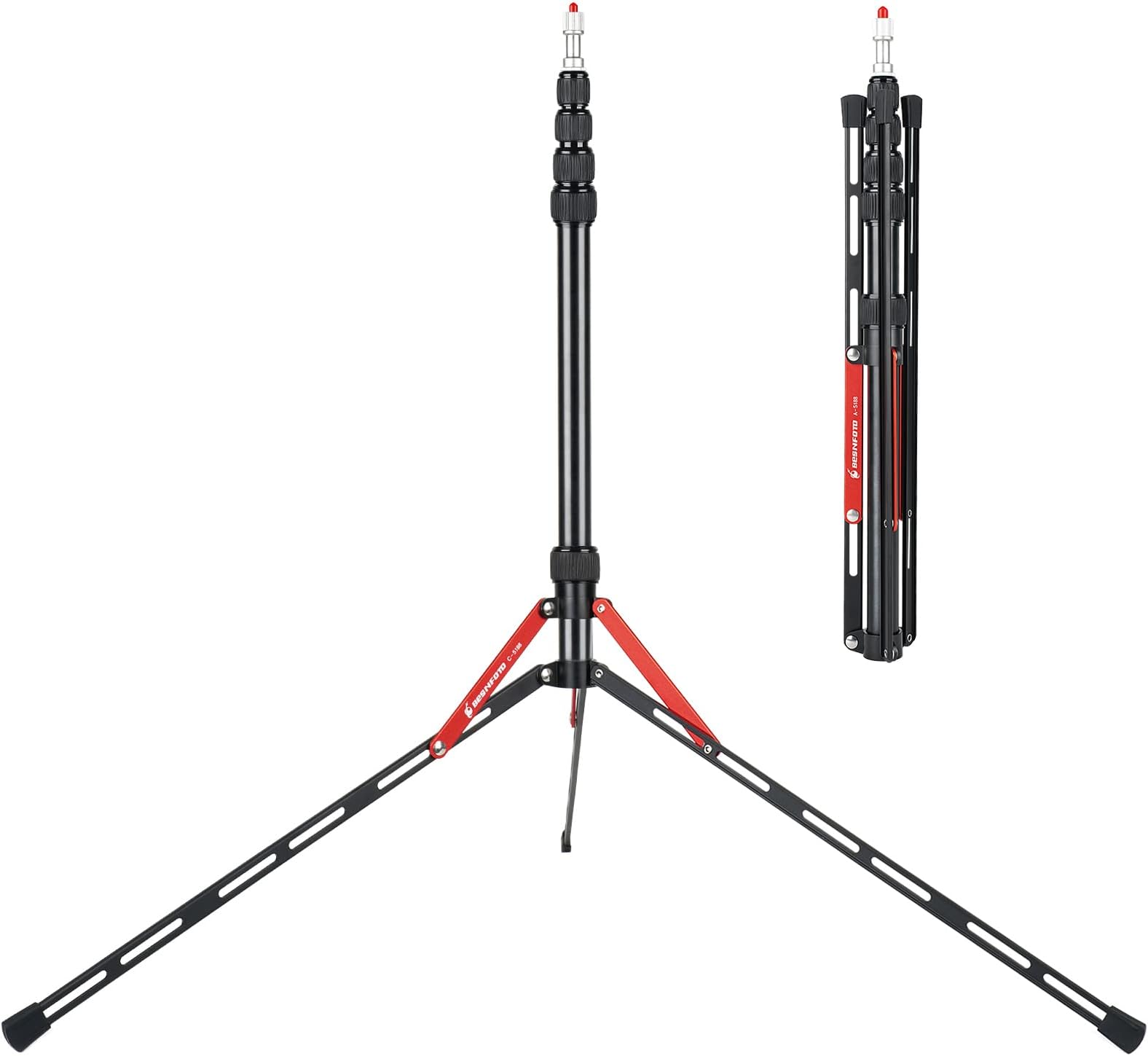Amazon.com : Manfrotto 5001B 74-Inch Nano Stand Replaces 001B - Black ...