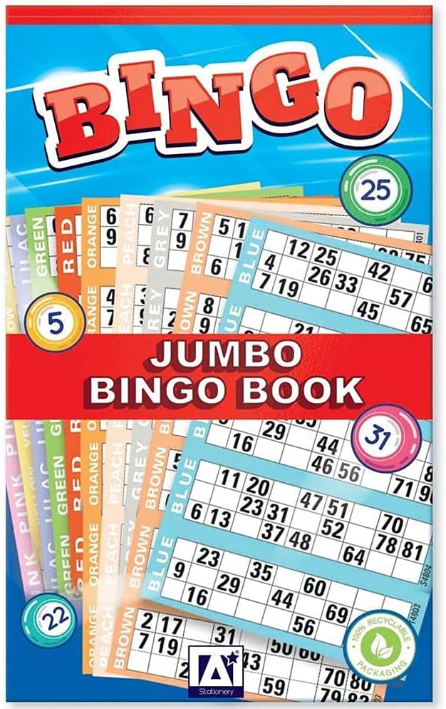 1ABOVE Bingo Tickets Stationery Multi Game Toys Kids Adult Fun Books ...