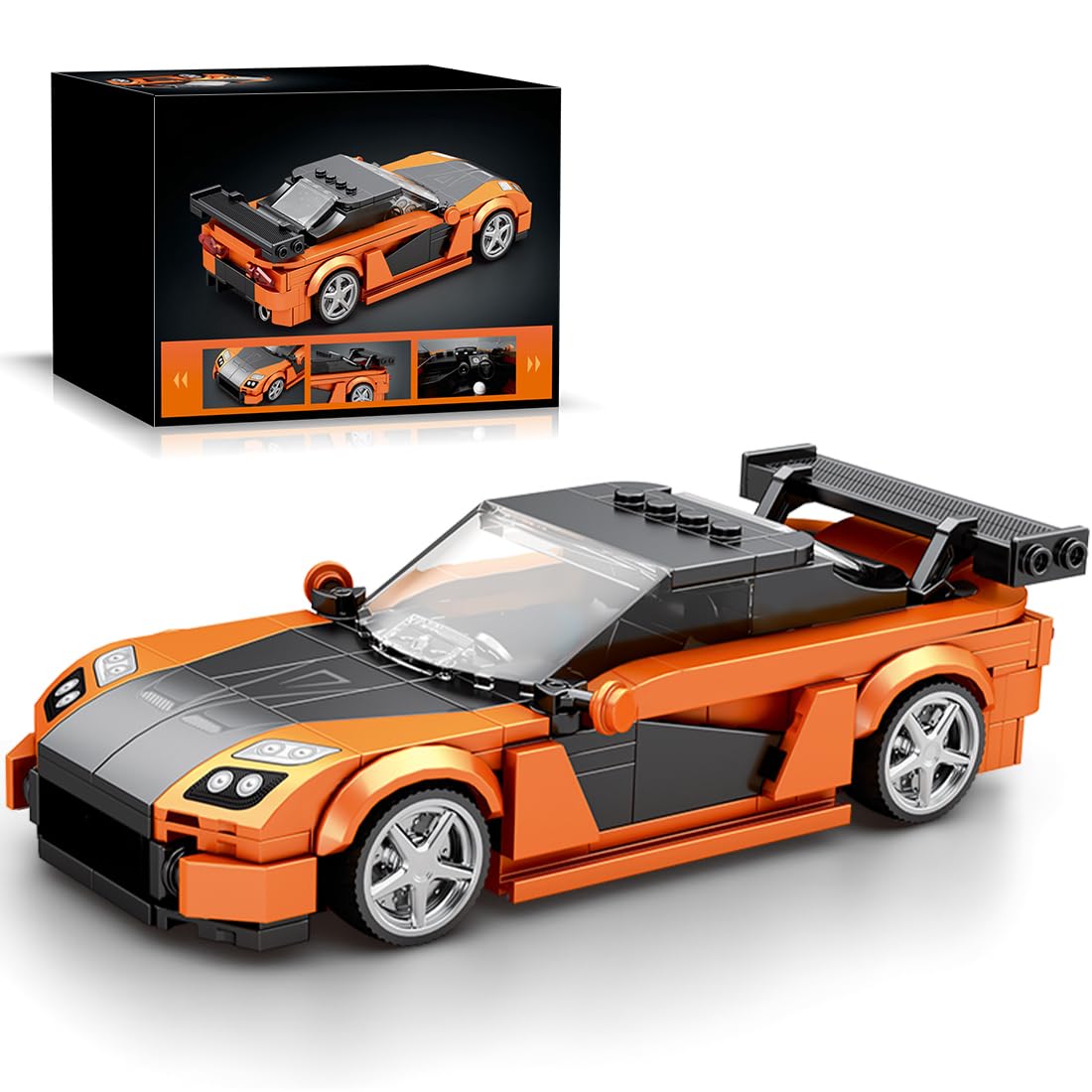 Amazon.com: Car Model Set, Rx7 Speed Champions Sports Car Collection ...
