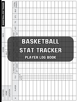 Basketball Stat Tracker Player Log Book | Basketball Stats Book ...