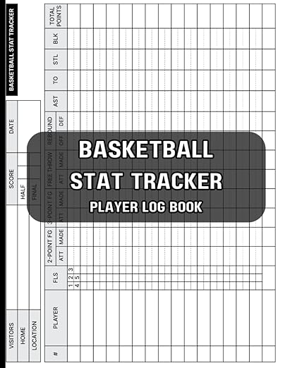 Basketball Stat Tracker Player Log Book | Basketball Stats Book ...
