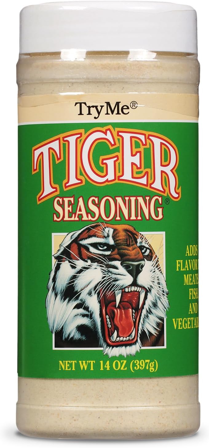 Amazon.com : Try Me Tiger Seasoning for Meat Fish and Vegetables, 14oz ...