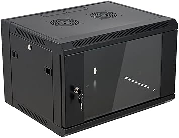 Amazon.com: 6U Wall Mount Server Cabinet Network Rack Enclosure Locking ...