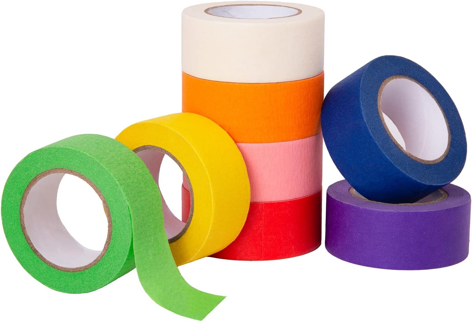 Colored Masking Tape Decorative Writable Colorful Painters Tape for ...