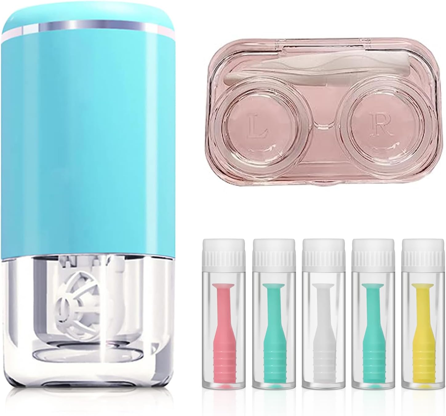 Amazon.com: Ultrasonic Contact Lens Cleaner Bundle with Contact Lens ...