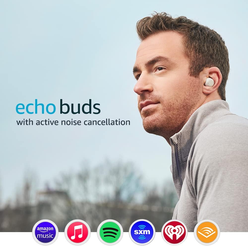 Amazon.com: Echo Buds with Active Noise Cancellation (2021 release, 2nd ...