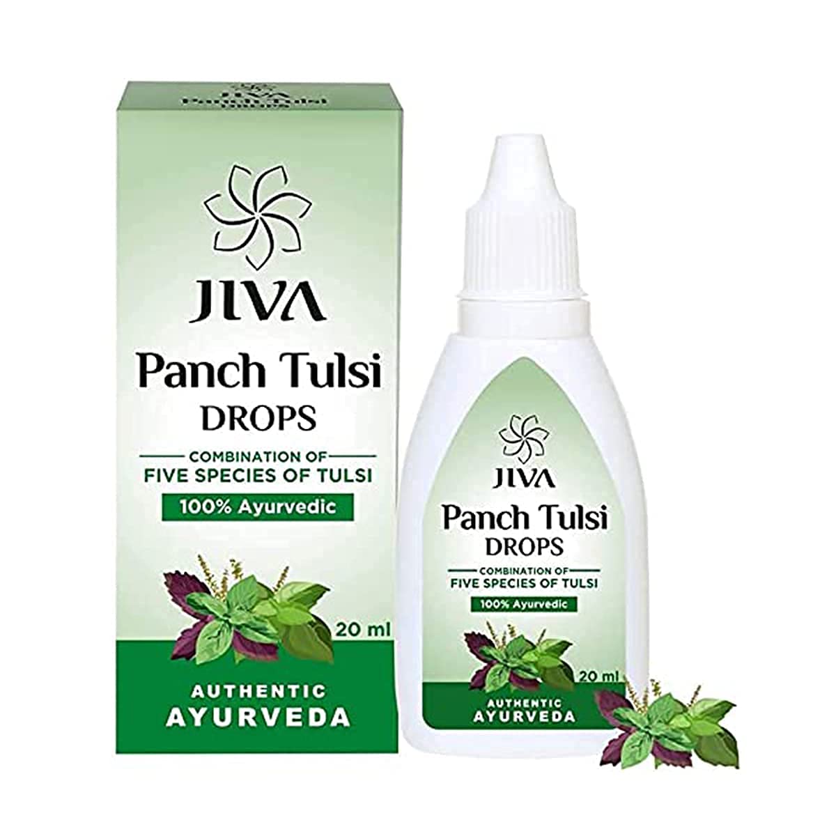Buy Lendom Jiva Panch Tulsi Drops | Natural & Tulsi drop with benefit ...