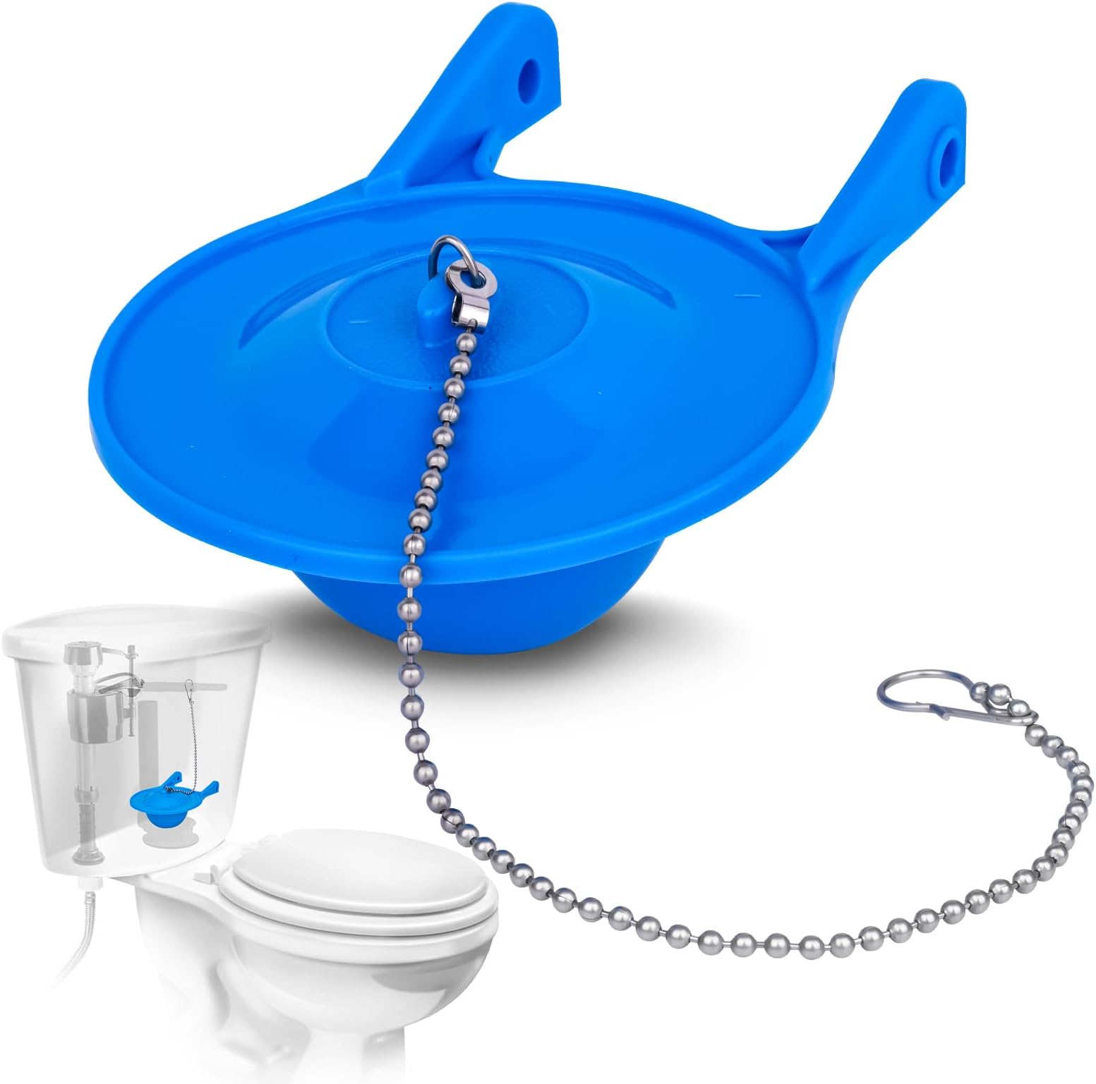 3 Inch Toilet Flapper Replacement, Large Premium Toilet Tank Flapper ...