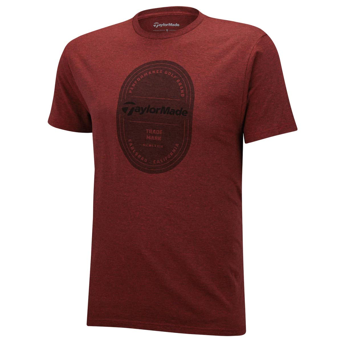 Amazon.com: New Taylormade Golf Carlsbad T-Shirt - Brick Red - Size ...