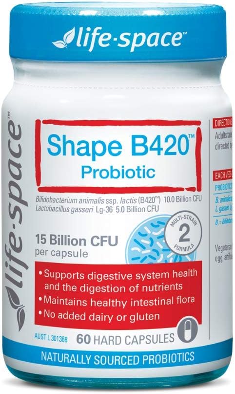 Amazon.com: Life Space Shape B420 Probiotic 60 Capsules : Health ...