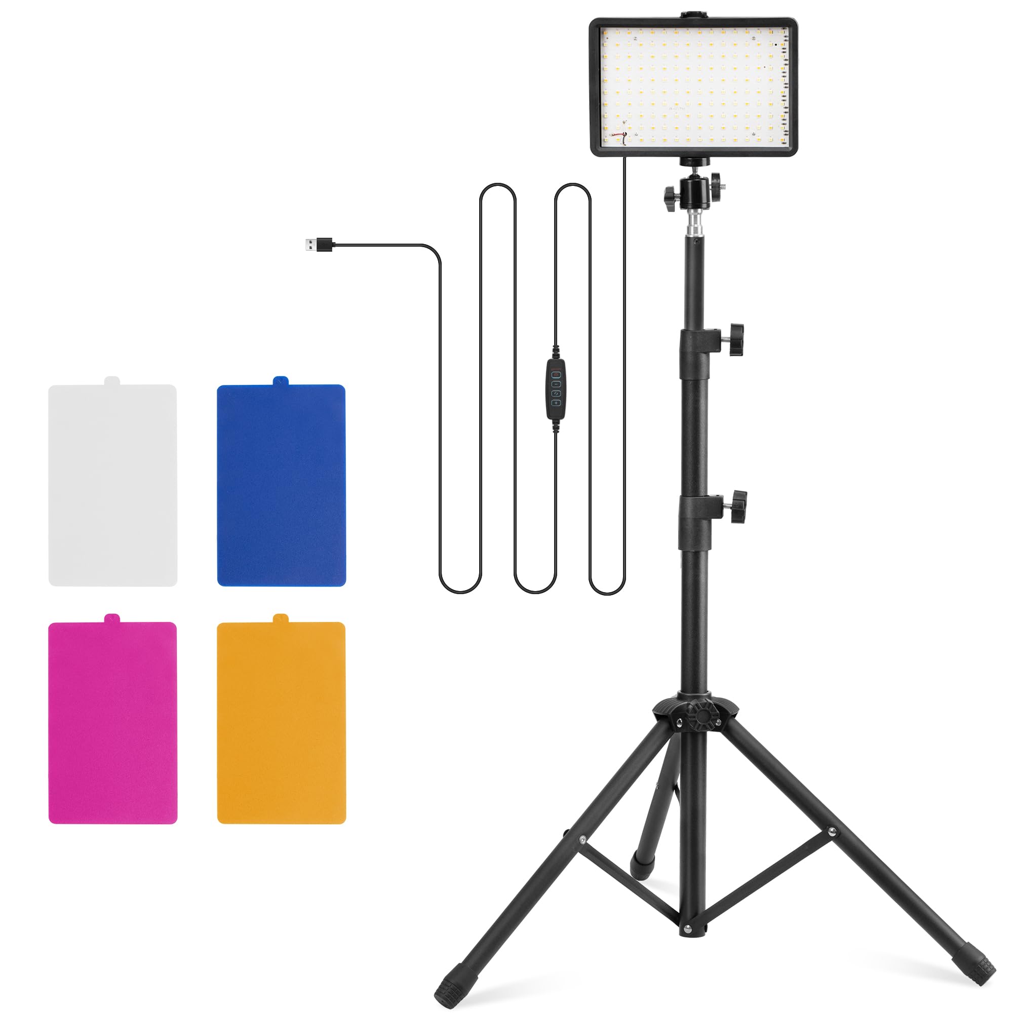 Amazon.com : OPKING Photography Lighting Kit with 4 Color Filters ...