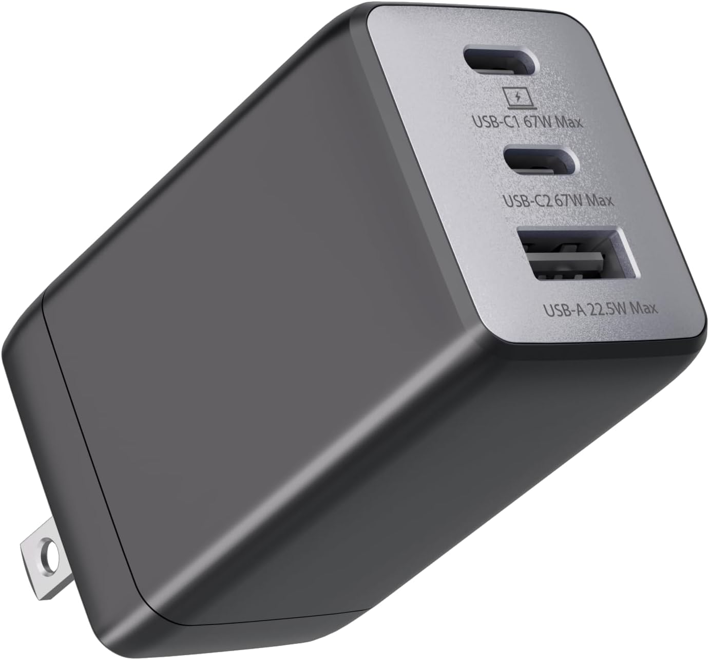 Amazon.com: 65W USB C Charger Block, 3-Port GaN+ PD 3.0 Fast Charging ...