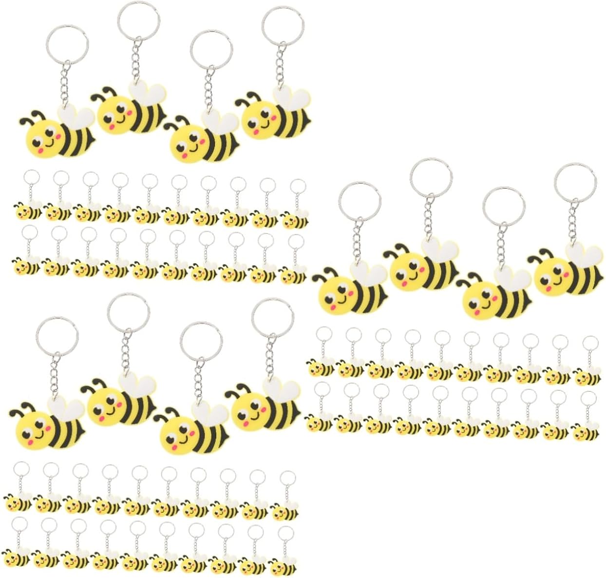 Amazon.com: BESTOYARD 72 Pcs Bee Keychain Cars Party Supplies Spring ...