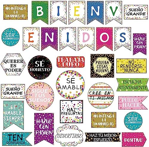 Amazon.com: Boho Bulletin Board Decorations Groovy Retro Classroom ...