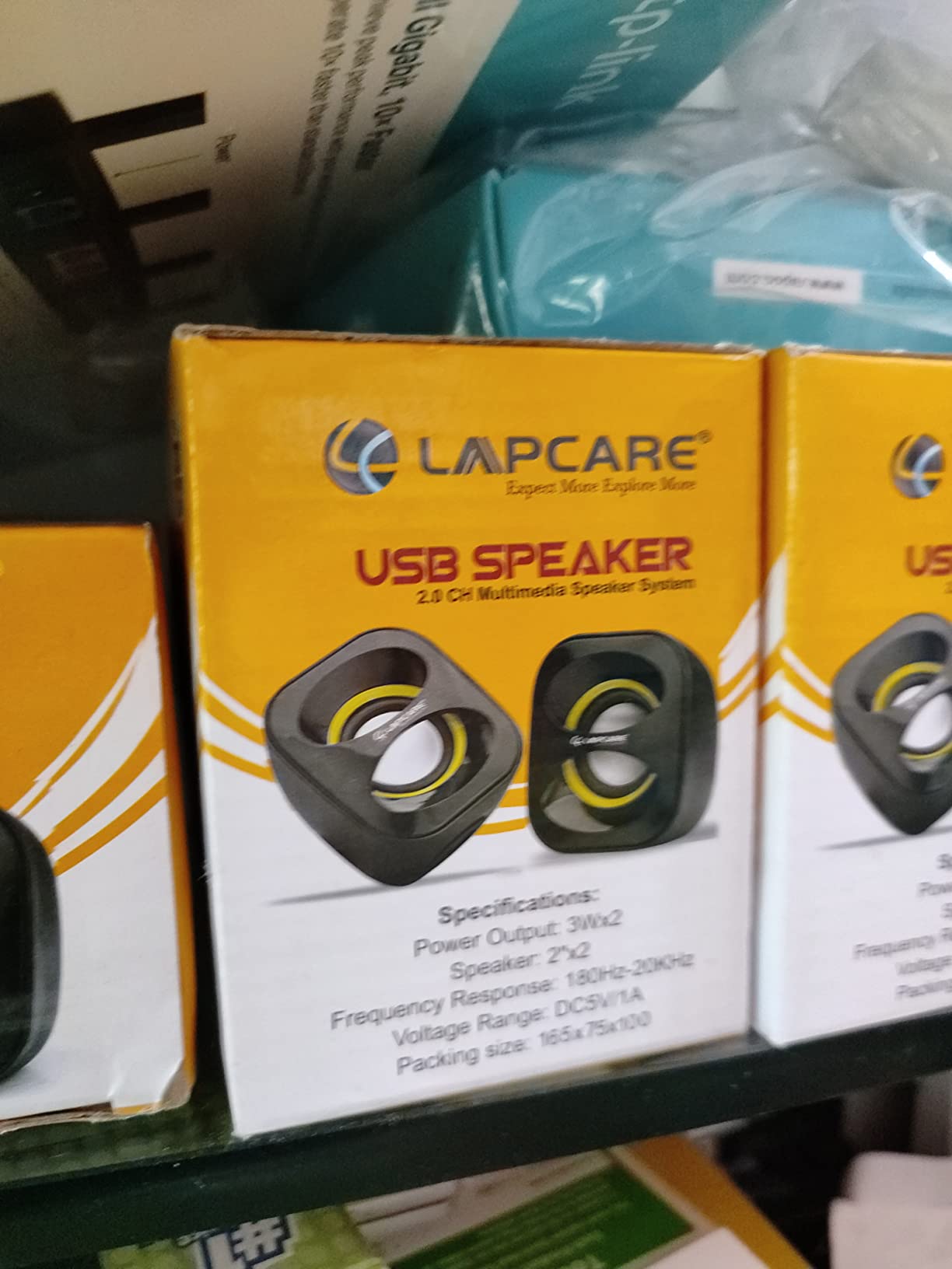 Amazon.in: Buy LAPCARE USB Speaker 3W X 2 Lus-040 - Black Online at Low ...