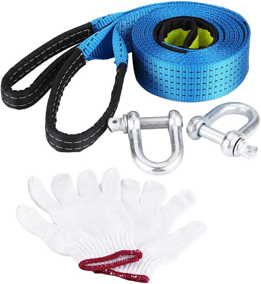 Heavy Duty Tow Rope, Qiilu Trailer Rope, Car Trailer Tow Rope Road ...