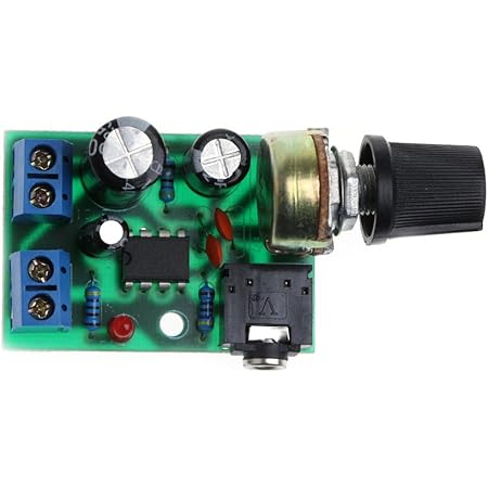 Amazon.com: LM386 Mini Audio Power Amplifier Board DC 3V~12V 5V Module ...