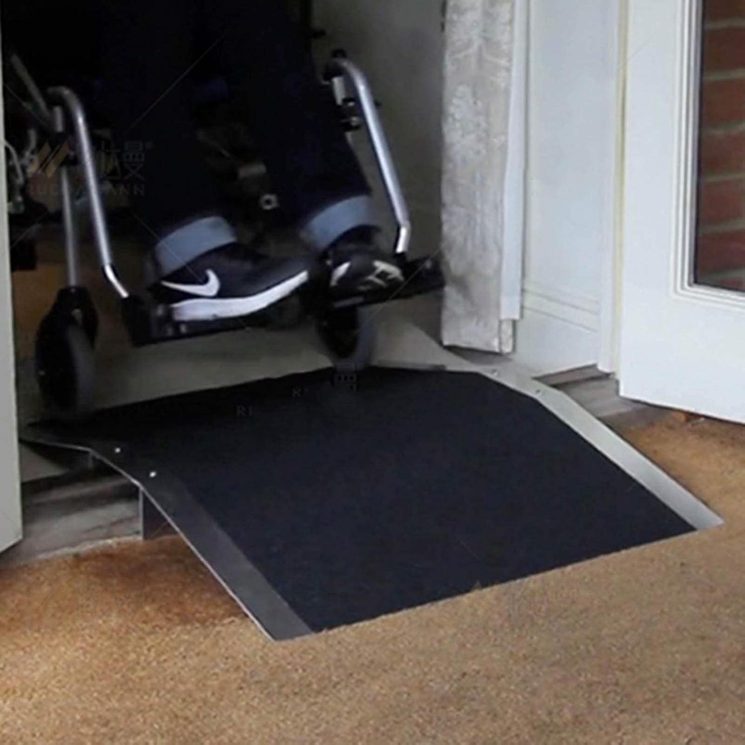 Amazon.com: YUEGOO Aluminum Entry Ramp for Wheelchairs, T, Stairs ...