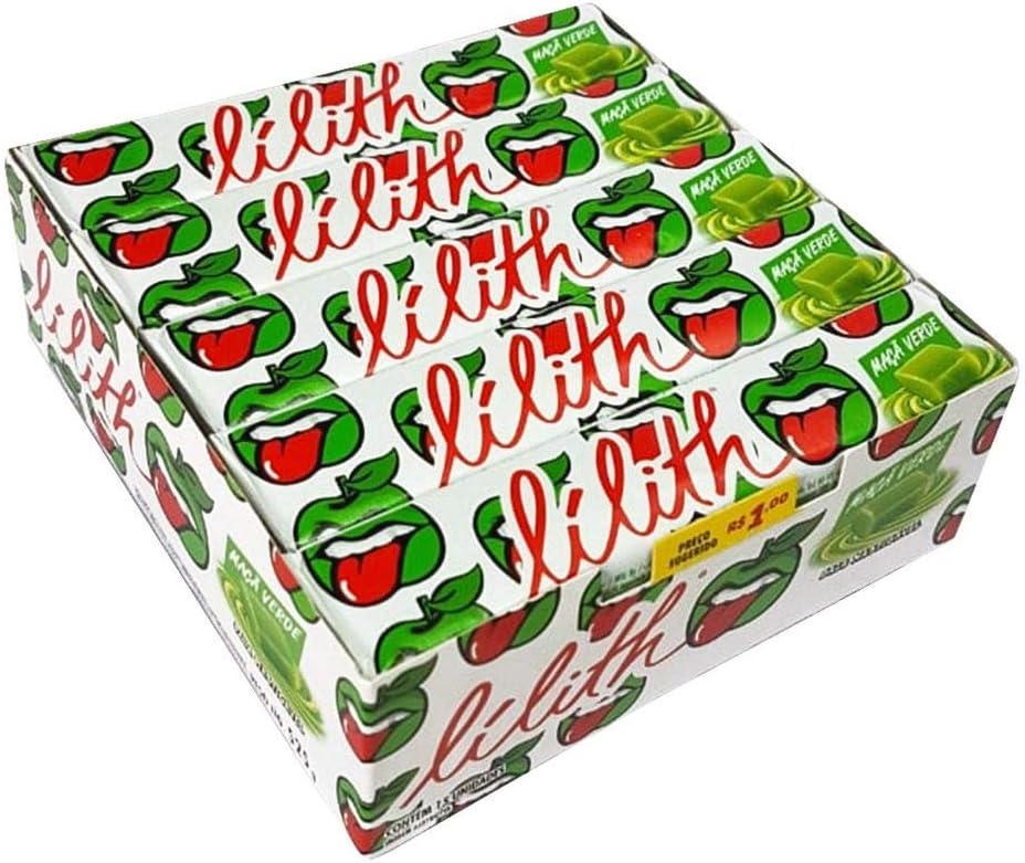 Bala Drops Mastigável Lilith Maçã Verde c/15 - Cory | Amazon.com.br