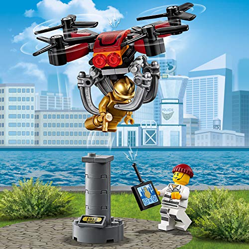 LEGO 60207 City Police Sky Police Drone Chase Helicopter Toy with Net ...