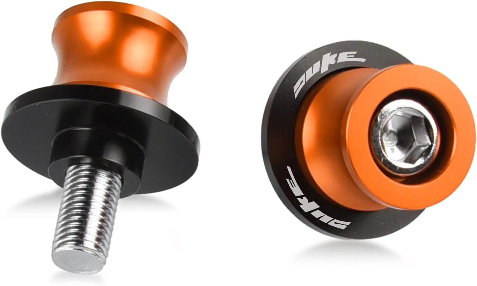 Amazon.com: R QIANKONG 2pcs M10*1.25+1.5 DUKE Swingarm Spools ...