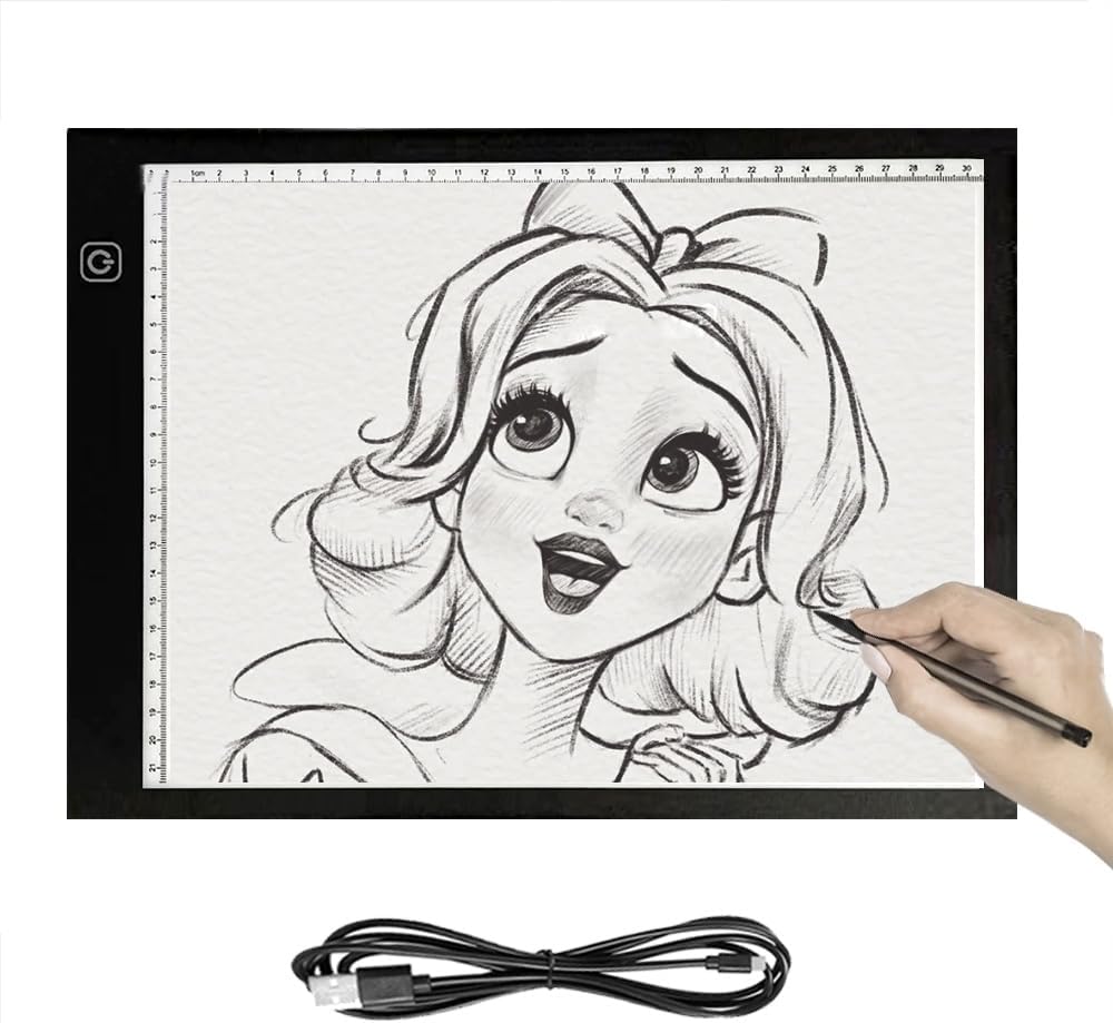 Amazon.com: A4 LED Copy Board Tracing Drawing Board, Ultra-Thin ...