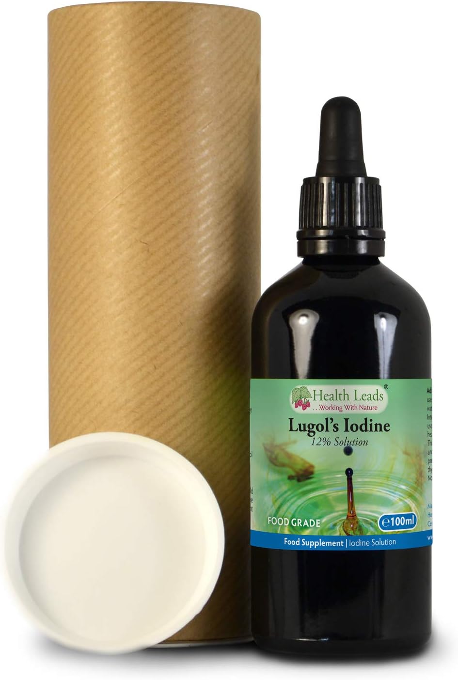 Lugols 12% Iodine Solution 100ml, High Strength, True 12% Liquid ...