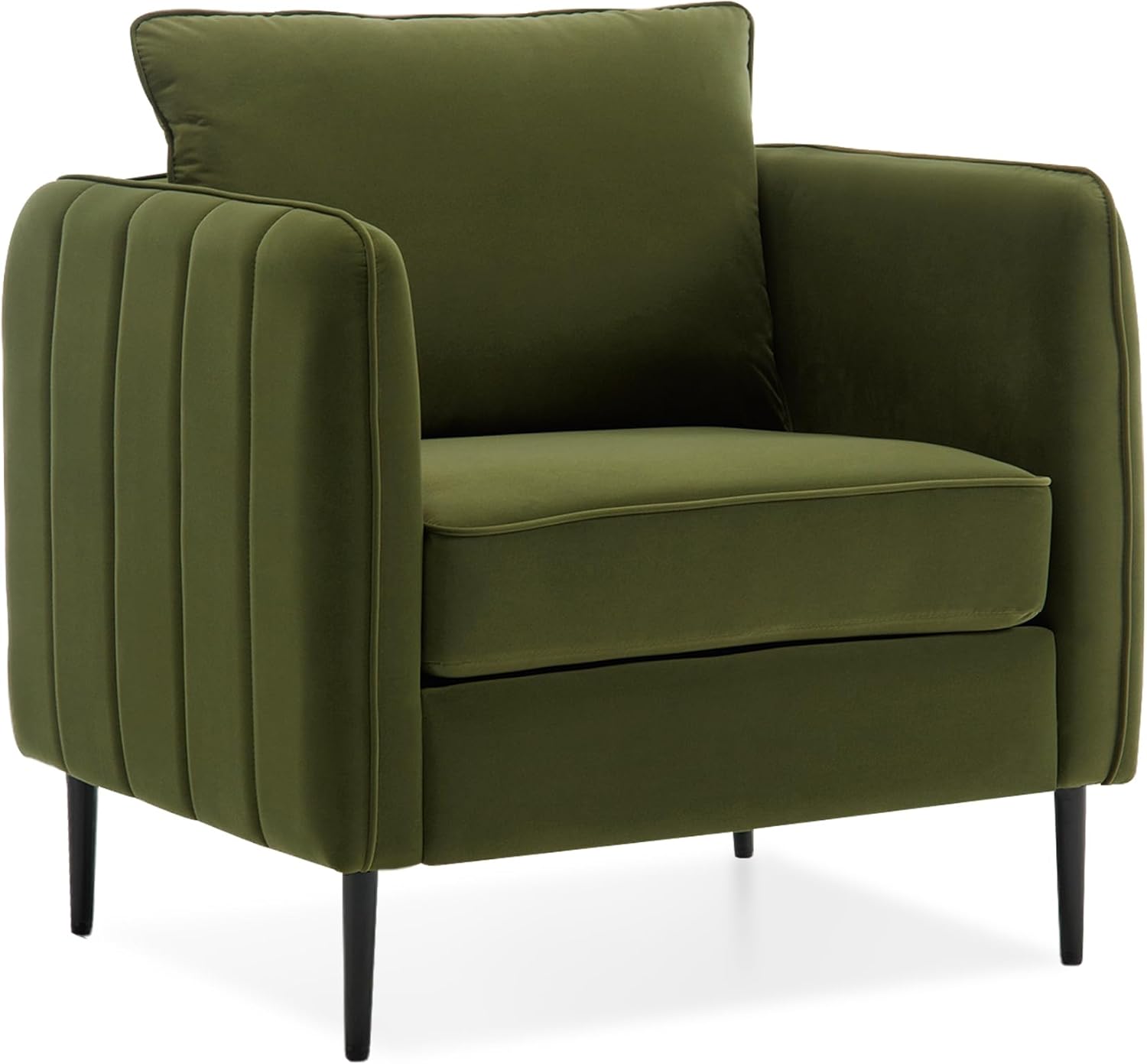 Amazon.com: DecoraFlex Olive Green Accent Chairs, Modern Living Room ...