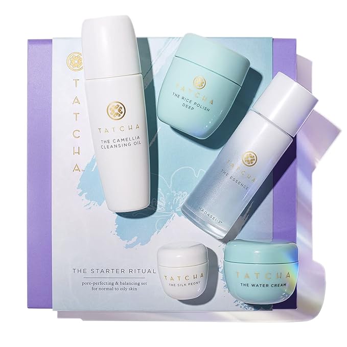 Amazon.com : Tatcha The Starter Ritual Set - Balancing for Combo to ...