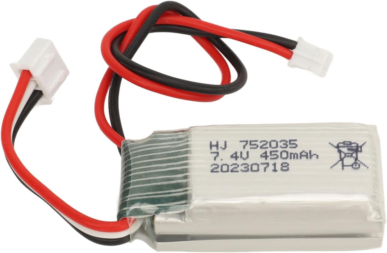 Amazon.com: VGEBY RC Car Battery, 7.4V 450mAh RC Car Lithium Battery ...