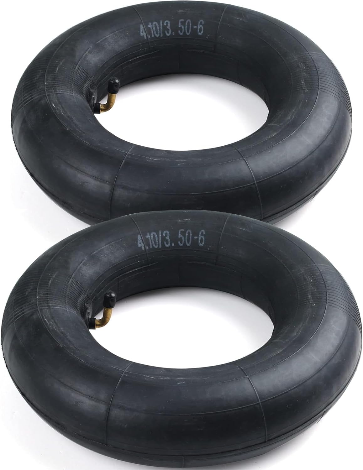 4.10/3.50-6 2/Pack tire Inner Tubes With Bent Metal Valve for ...