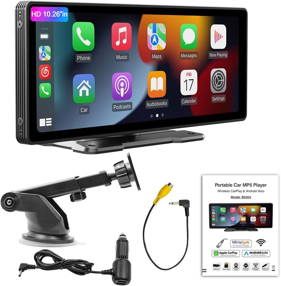 OKASIS Estereo de Pantalla para Carro, Autoestereos Pantallas Portátil ...