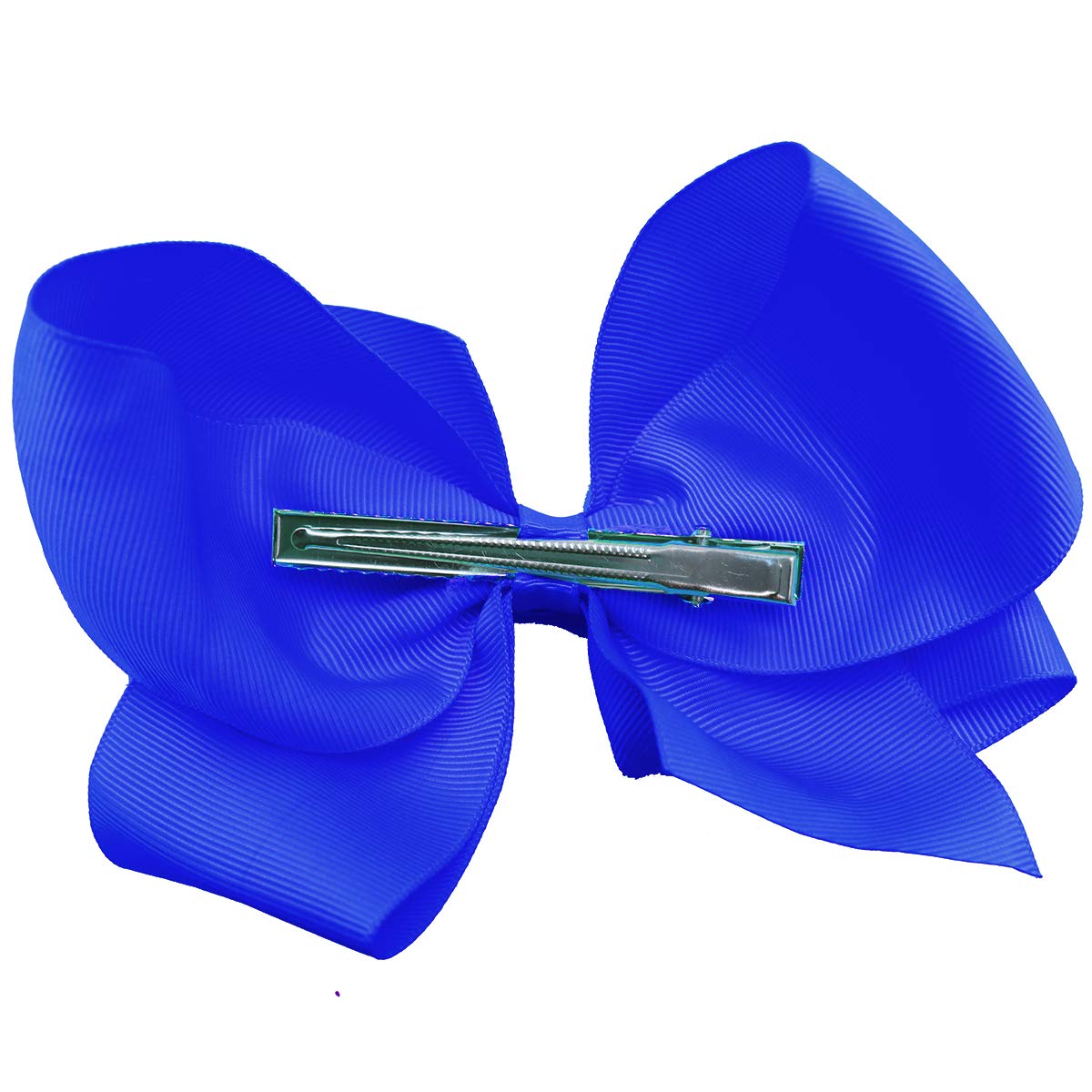 Snapklik.com : Royal Blue Grosgrain Bow Clip - Extra Large Bows