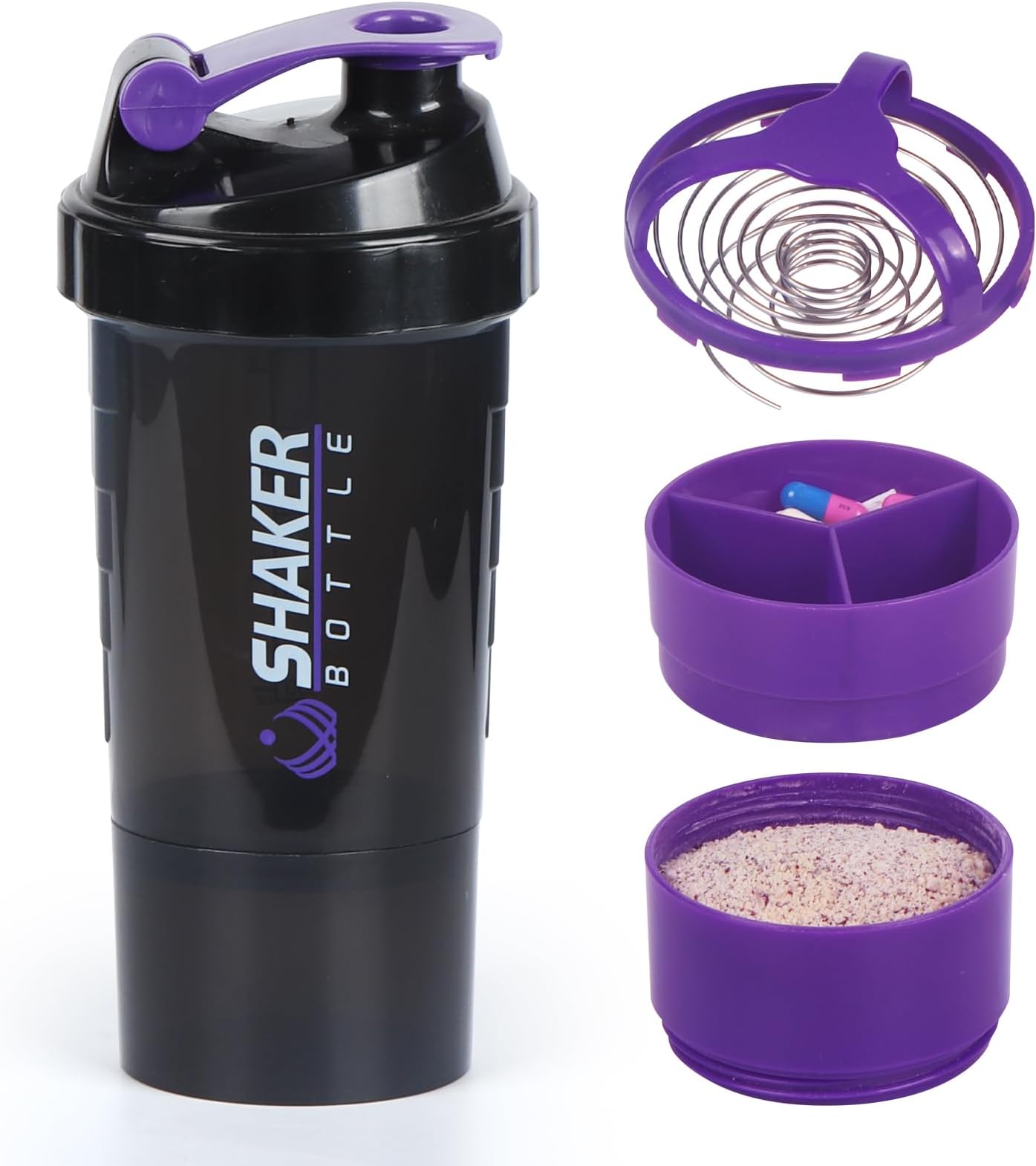 IronMaxx Eiweiß Shaker - Schwarz 700ml | Proteinshaker mit ...