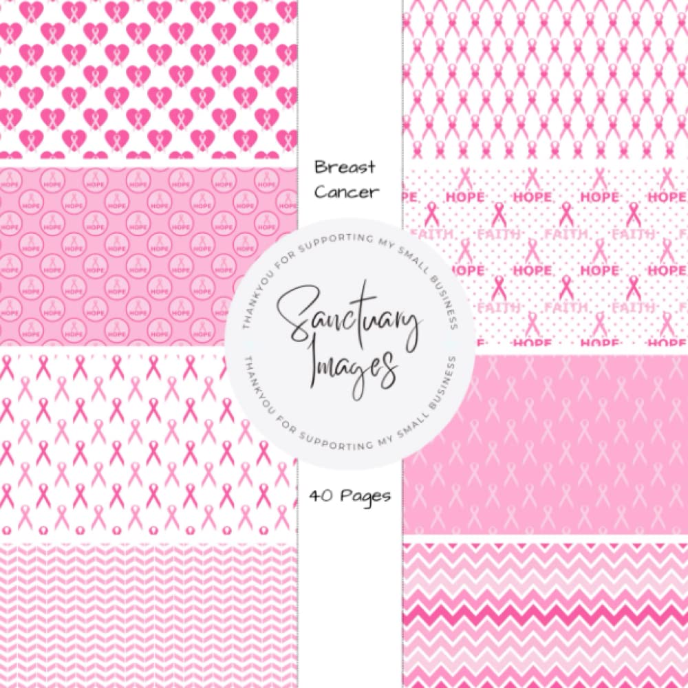 Breast Cancer Awareness Scrapbooking Paper Pack: Decorative Craft Paper ...