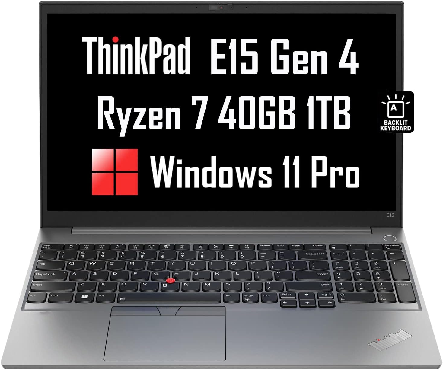 Amazon.com: Latest Lenovo ThinkPad E15 Gen 4 15.6" FHD (AMD Ryzen 7 ...