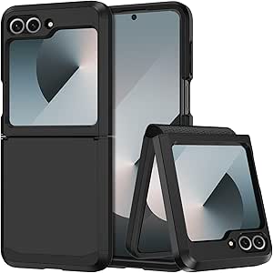 Amazon.com: Annymall Samsung Galaxy Z Flip 6 Case with Hinge Protection, Heavy Duty Shockproof ...