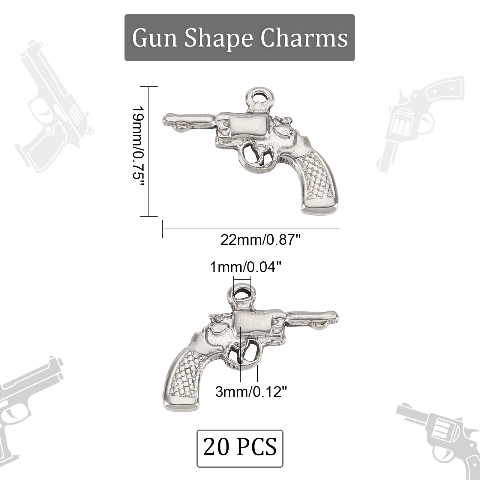 Easy Pistol To Draw In Colored