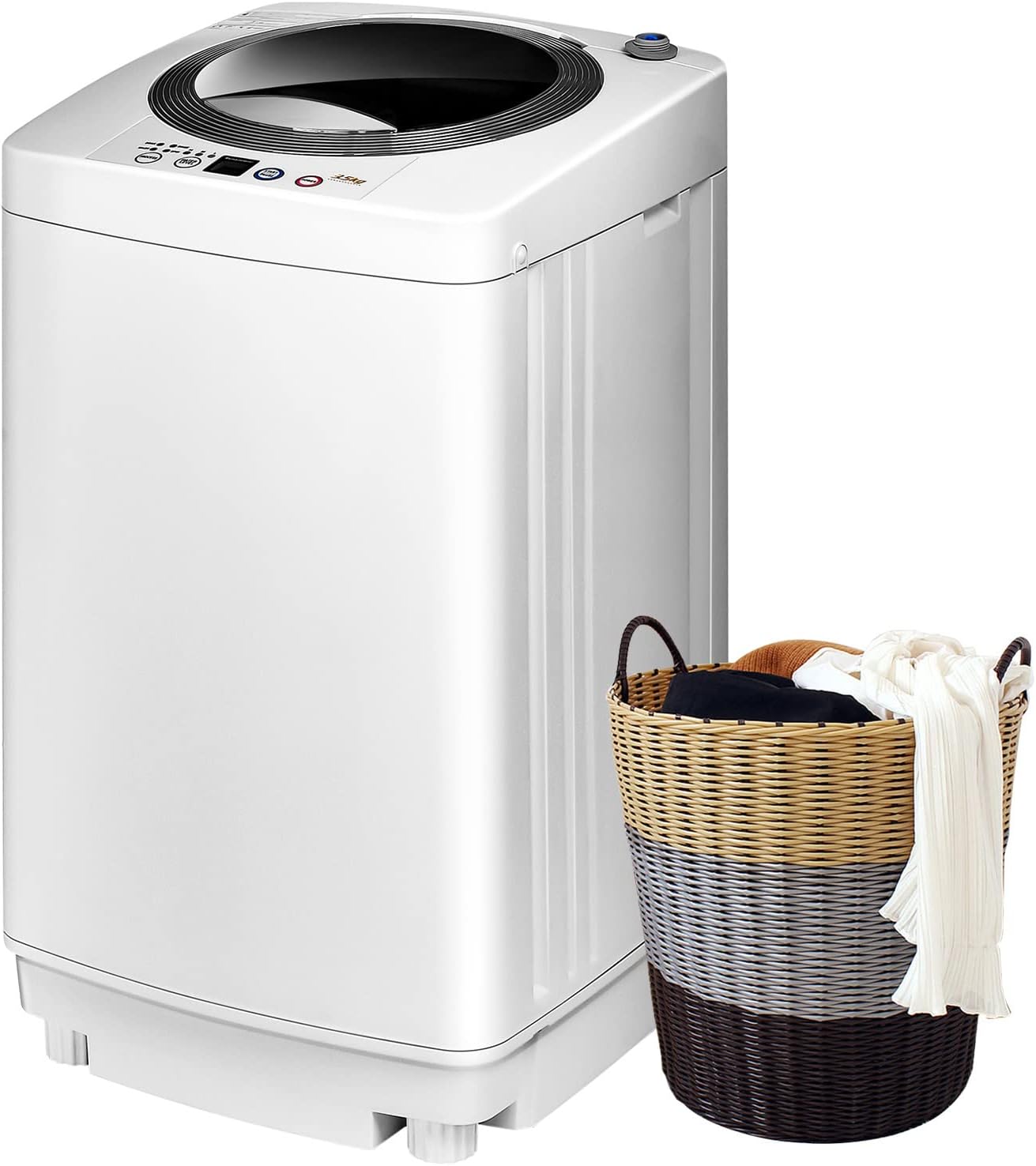 Amazon.com: COSTWAY Portable Washing Machine, 8Lbs Capacity Full ...
