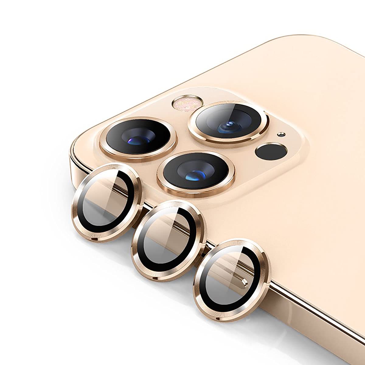 Amazon | iPhone 14 Pro/14 Pro Max/16 Pro/16 Pro Maxカメラフィルム アルミ合金製＋9H硬度 ...