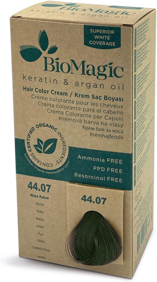 BIOMAGIC Hair Colour, 44.07 Mocha : Amazon.co.uk: Beauty