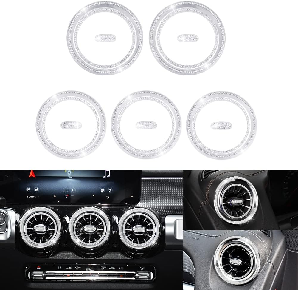 Amazon.com: UHONSN 15 Pcs for Mercedes Benz Accessories Bling Front Air ...