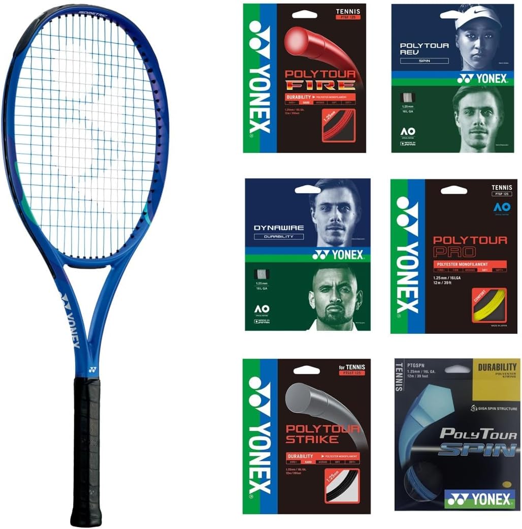 Yonex EZONE Ace Blast Blue Tennis Racquet (8th Gen) Custom Strung with ...