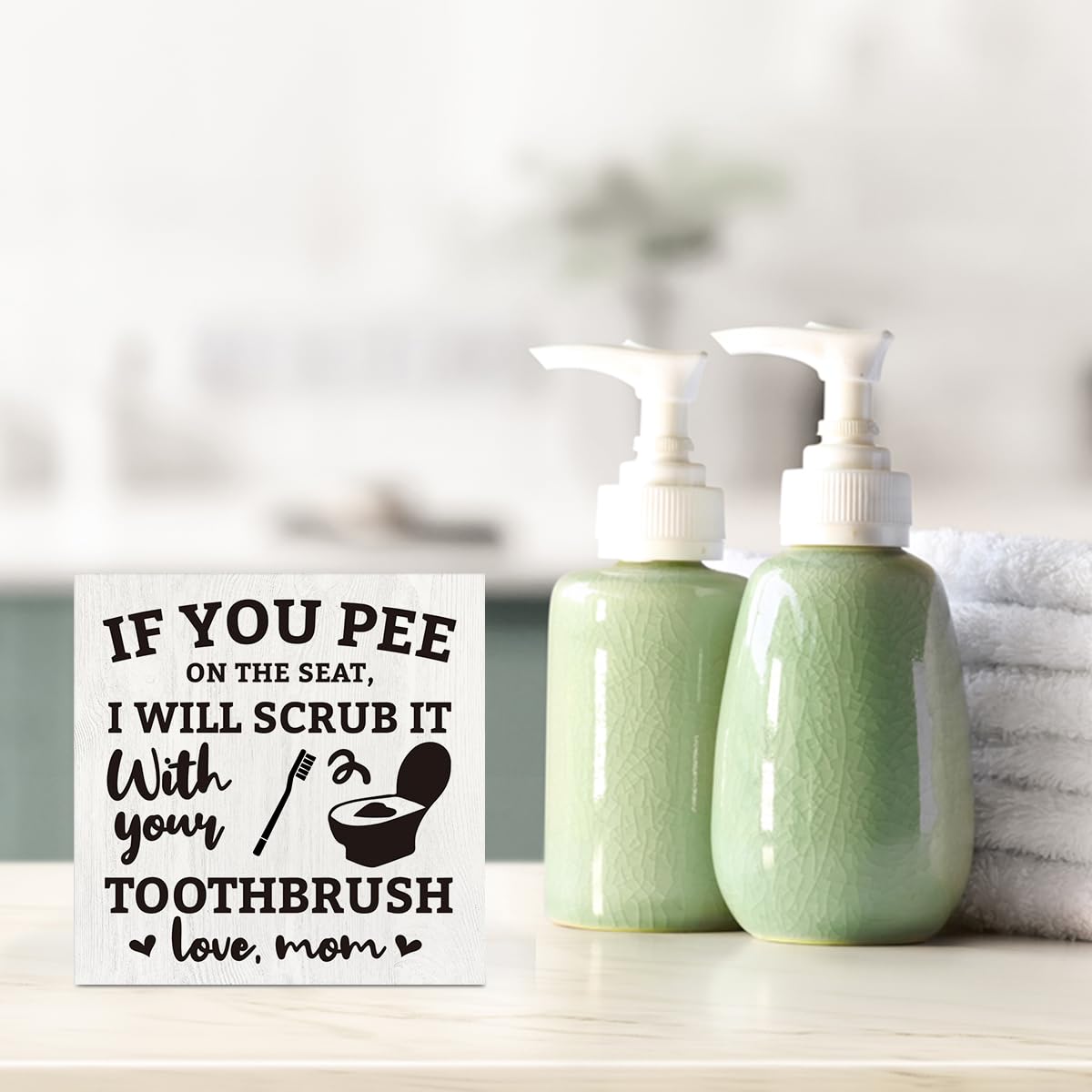 Snapklik.com : Rustic Funny Farmhouse Bathroom Toilet Decor If You Pee ...