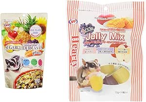 Amazon | 【セット買い】ナチュラルペットフーズ フクロモモンガテイストプラス 220g + NPF ナチュラルペットフーズ ハーティー 3種類のモモンガゼリーミックス 10個 ...