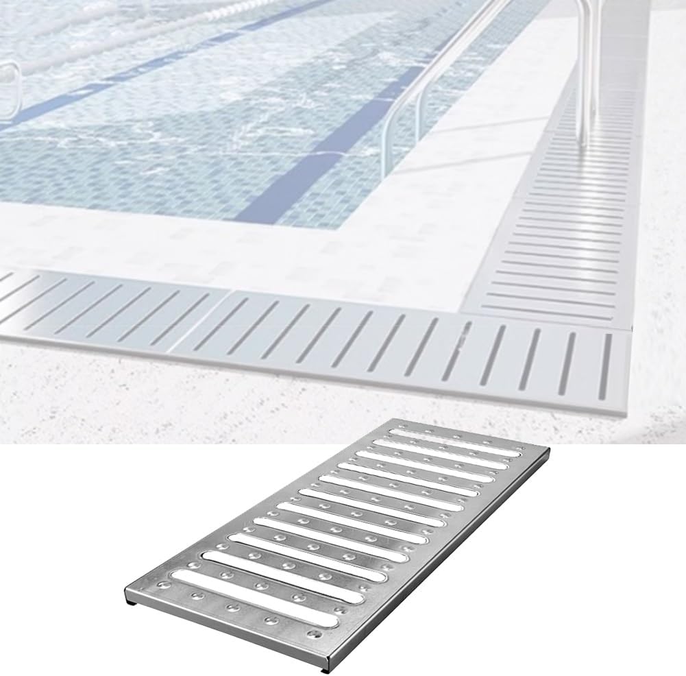 Kitchen Rainwater Draina Grates, Stainless Steel Channel Drain Grate ...
